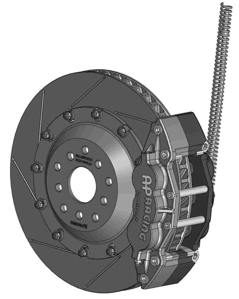 Impreza Rear - CP7625-1001NP - 4 Piston kit - 2001 - 2008 | AP Racing